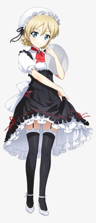 Girls Und Panzer Heels Skirt Lift Stockings Thighhighs - ガル パン アプリ Png ...