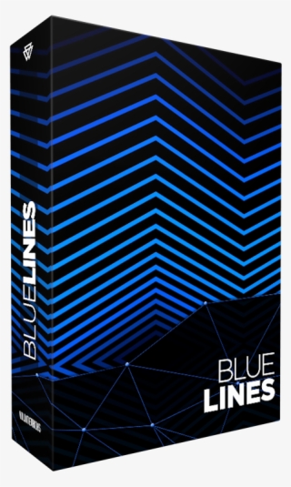 Blue Lines Vj Loops - Box - 600x800 PNG Download - PNGkit