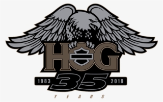 Hog Harley Owners Group Eagle Logo Vector - Logo Harley Owners Group ...