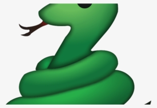 Snake Emoji This Green Snakes Coiled Body And Forked - Snake Emoji ...
