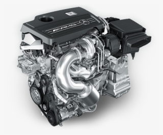 Mercedes-benz Engines - Cla45 Amg Engine - 775x525 PNG Download - PNGkit