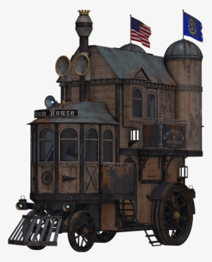 Steampunk Locomotive Side View - Steampunk House Train Mugs - 1280x960 ...