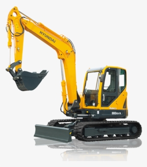 R80cr-9 - Hyundai R80 7 Excavator - 600x600 PNG Download - PNGkit