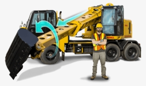 Excavator - Gradall Excavator - 700x429 PNG Download - PNGkit