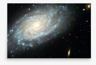 Spiral Galaxy Ngc 3370 White Poster Unframed - Alien Caged Clowns ...