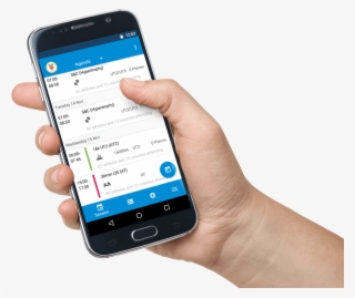 Samsung Phone In Hand - 1400x1296 PNG Download - PNGkit