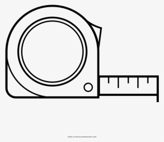Tape Measure Coloring Page - Circle - 1000x1000 PNG Download - PNGkit