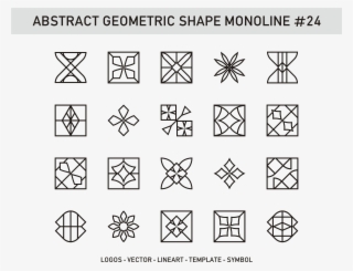 Abstract Geometric Shape Monoline - Socio Spatial Segregation In India ...