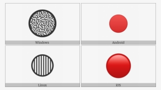 Large Red Circle On Various Operating Systems - Circle - 1200x675 PNG ...