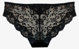 Glossies Lace Brief Black - Undergarment - 800x1000 PNG Download - PNGkit