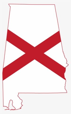 2000px Flag Map Of Alabama - Alabama State Flag Logo - 2000x3183 PNG ...