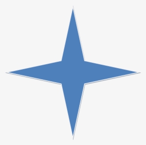Blue 4 Point Star - Wikimedia Commons - 1161x1151 PNG Download - PNGkit