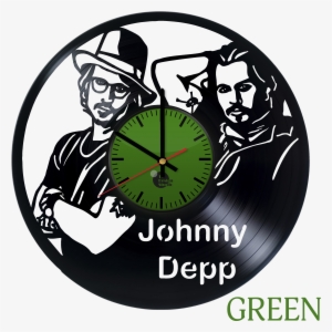 Who, If Not Johnny Depp - Vinyl Clock Johnny Depp - 4016x4016 PNG ...