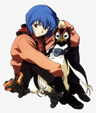 Hiramatsu Tadashi Neon Genesis Evangelion Ikari Shinji - Rei Ayanami Smile - 5000x7152 PNG ...