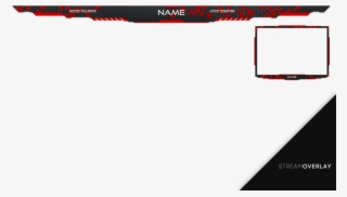Photography Streaming Media Overlay - Black Twitch Overlay Transparent ...