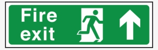 Fire Exit Sign Up And To The Right - 1600x1600 PNG Download - PNGkit