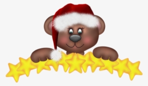 Christmas Bear With Stars Png Clipart - Wind - 562x308 PNG Download ...