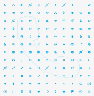 Skype Ui Symbol Font - Pattern - 1133x1133 PNG Download - PNGkit