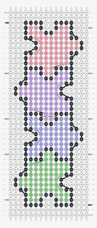 Alpha Pattern - Bts Alpha Bracelet Pattern - 1000x2412 PNG Download ...