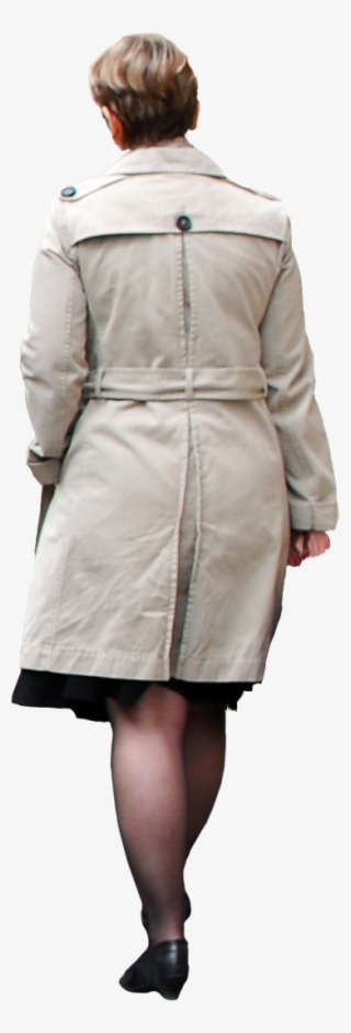 Cutout Woman Walking Back People Walking Png, People - Back Walking ...