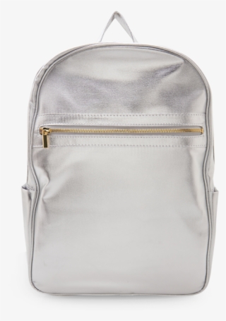 Metallic Silver Get It Together Backpack - Garment Bag - 700x700 PNG ...