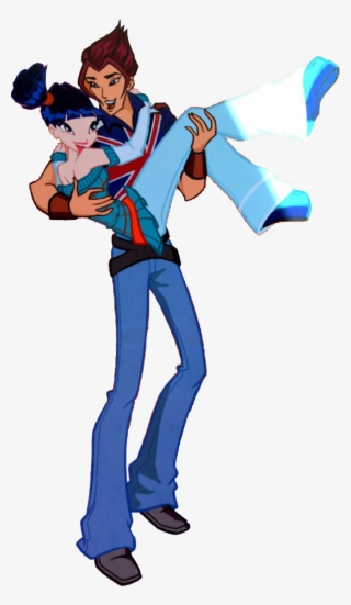 Riven And Musa - Winx Club Musa And Riven - 500x869 PNG Download - PNGkit