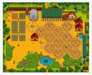 Delmona - Stardew Valley Standard Farm Layout - 1280x1040 PNG Download - PNGkit