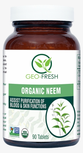 Organic Neem Tablet - Geo Fresh Organic - 1000x1000 PNG Download - PNGkit