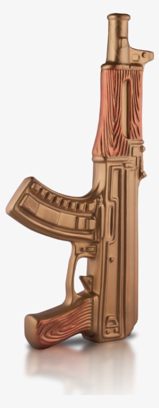 Gold Colored Ak 47 Akm Vodka - Assault Rifle - 776x776 PNG Download ...