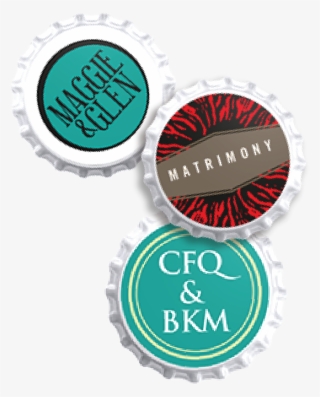 Bottlemark Custom Bottle Caps - Simple White Border Png - 950x950 PNG ...