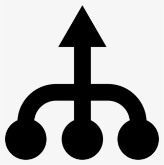 Ascending Arrow Symbol With Three Circles Comments - Three Arrows Into ...