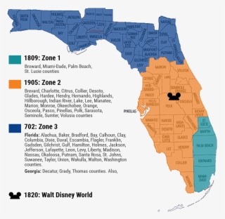 Florida Carpenters Regional Council Work Areas - Florida - 600x585 PNG ...
