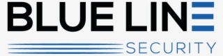 Logo For Blue Line Security - Electric Blue - 843x402 PNG Download - PNGkit