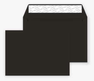 114 C6 Jet Black - Black Envelope Png - 792x792 PNG Download - PNGkit