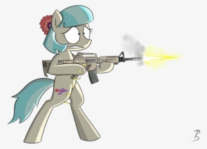 My Little Pony Clipart Gun Png - Mlp Ponies With Guns - 1024x712 PNG ...