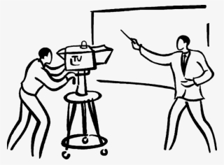 Drawing Studio Cameraman - Broadcast Clip Art - 946x700 PNG Download ...