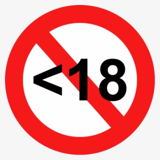 No Under 18 Final - Señal R 301 20 - 1043x1043 PNG Download - PNGkit