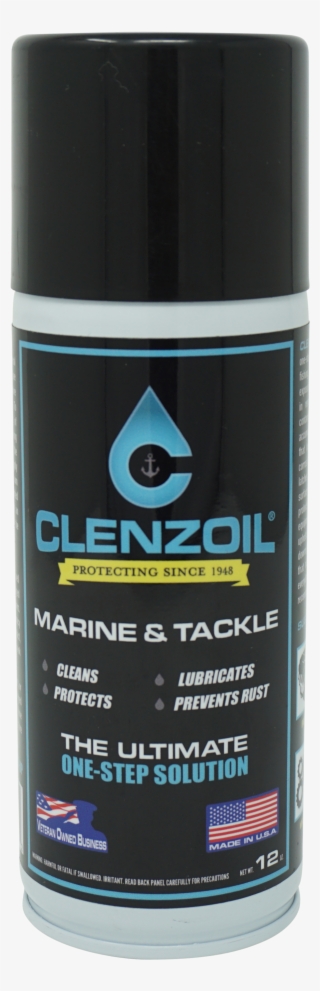 Clenzoil 2182 Marine & Tackle Aerosol 12 Oz - Bottle - 1476x3884 PNG ...