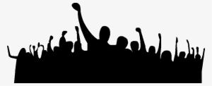 Crowd - Svg - Cheering Crowd Icon Png - 931x381 PNG Download - PNGkit