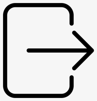 Png File - Exit Line Icon - 942x980 PNG Download - PNGkit