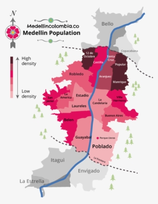 Medellin Map Medellin Factfile Medellincolombiaco - Atlas - 592x678 PNG ...