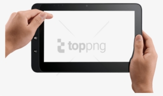 Hand Holding Tablet Png - 1130x1078 PNG Download - PNGkit