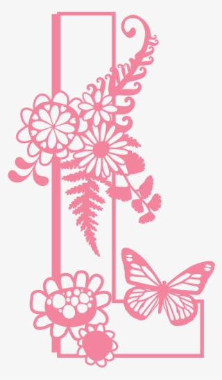 Pink Letter L Png - 375x467 PNG Download - PNGkit