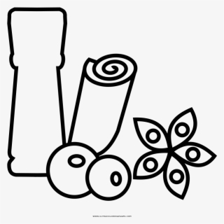Spices Coloring Page - Line Art - 1000x1000 PNG Download - PNGkit