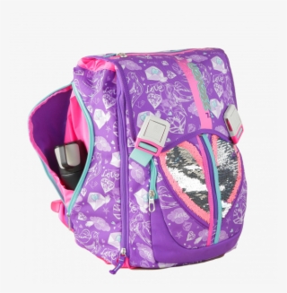 Transparent Heart Backpack - Shoulder Bag - 620x720 PNG Download - PNGkit