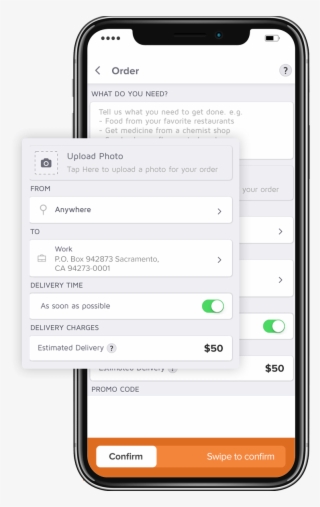 Mobile Workforce Dashboard - Iphone - 747x1185 PNG Download - PNGkit