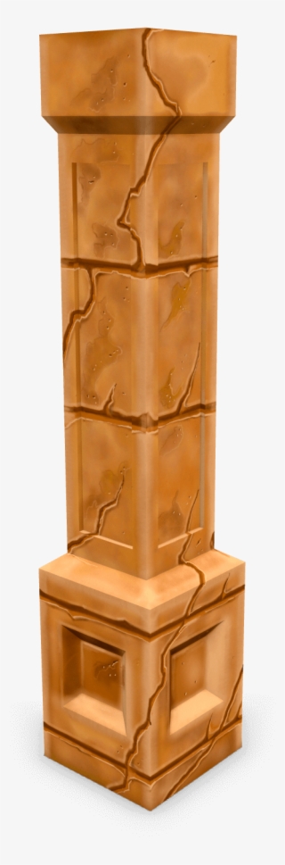 Sand Egypt Pillar With Hand Painted Texture - Hardwood - 1600x1600 PNG ...