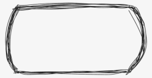 Hand Drawn Rounded Rectangle Rubber Stamp - Hand Drawn Border Png ...
