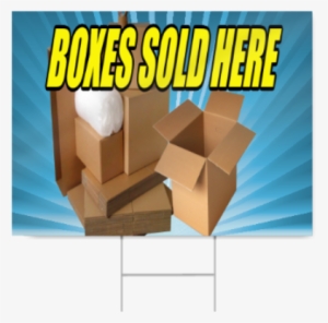 Boxes Sold Here Sign - Sign - 450x450 PNG Download - PNGkit