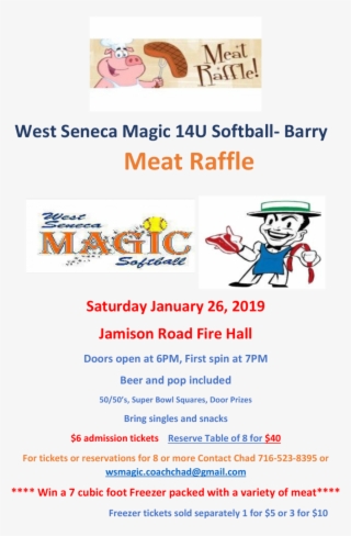 Magic Meat Raffle Flyer - Meat Raffle - 1000x1371 PNG Download - PNGkit